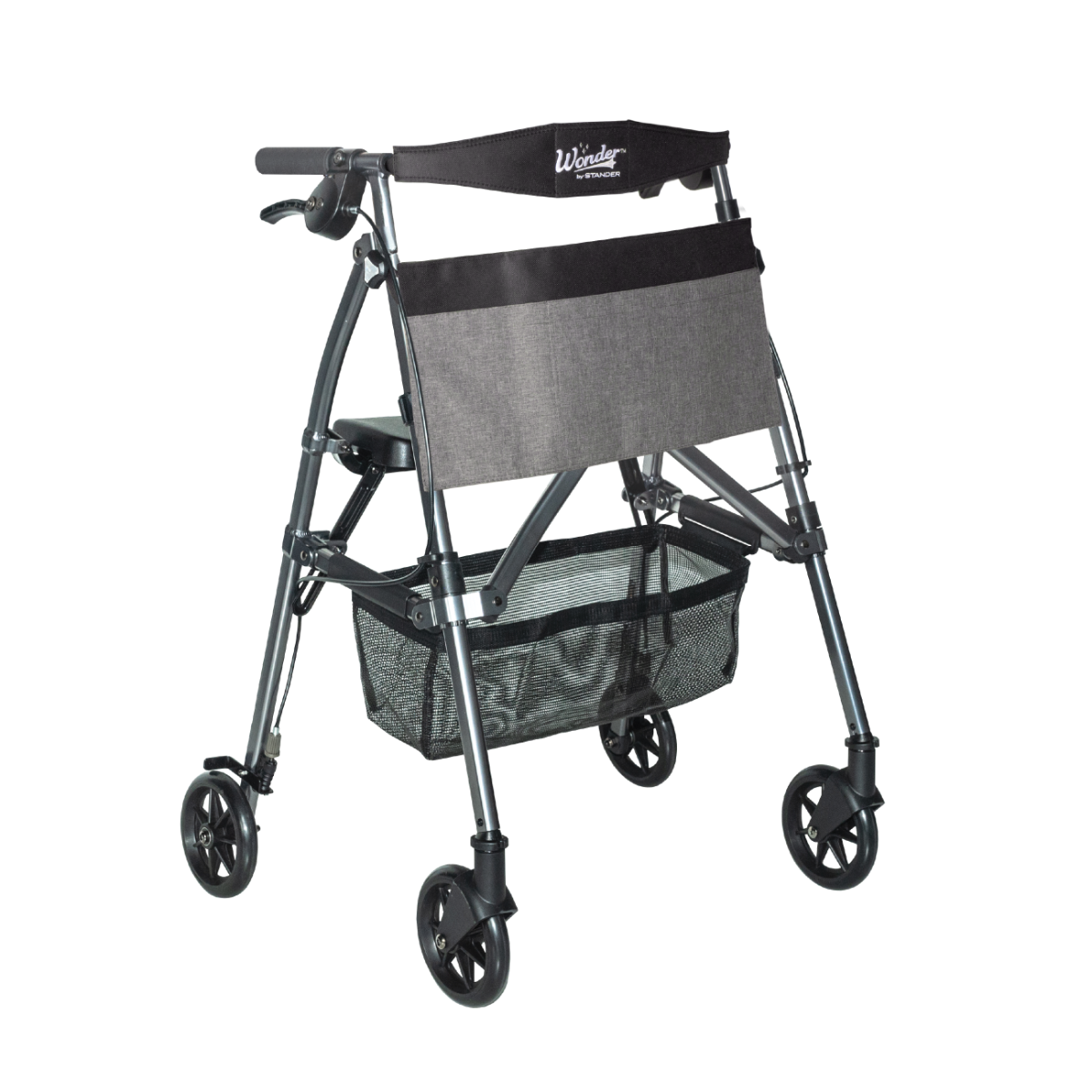 Stander Wonder Rollator Plus| Compact Folding Rollator for Travel ...