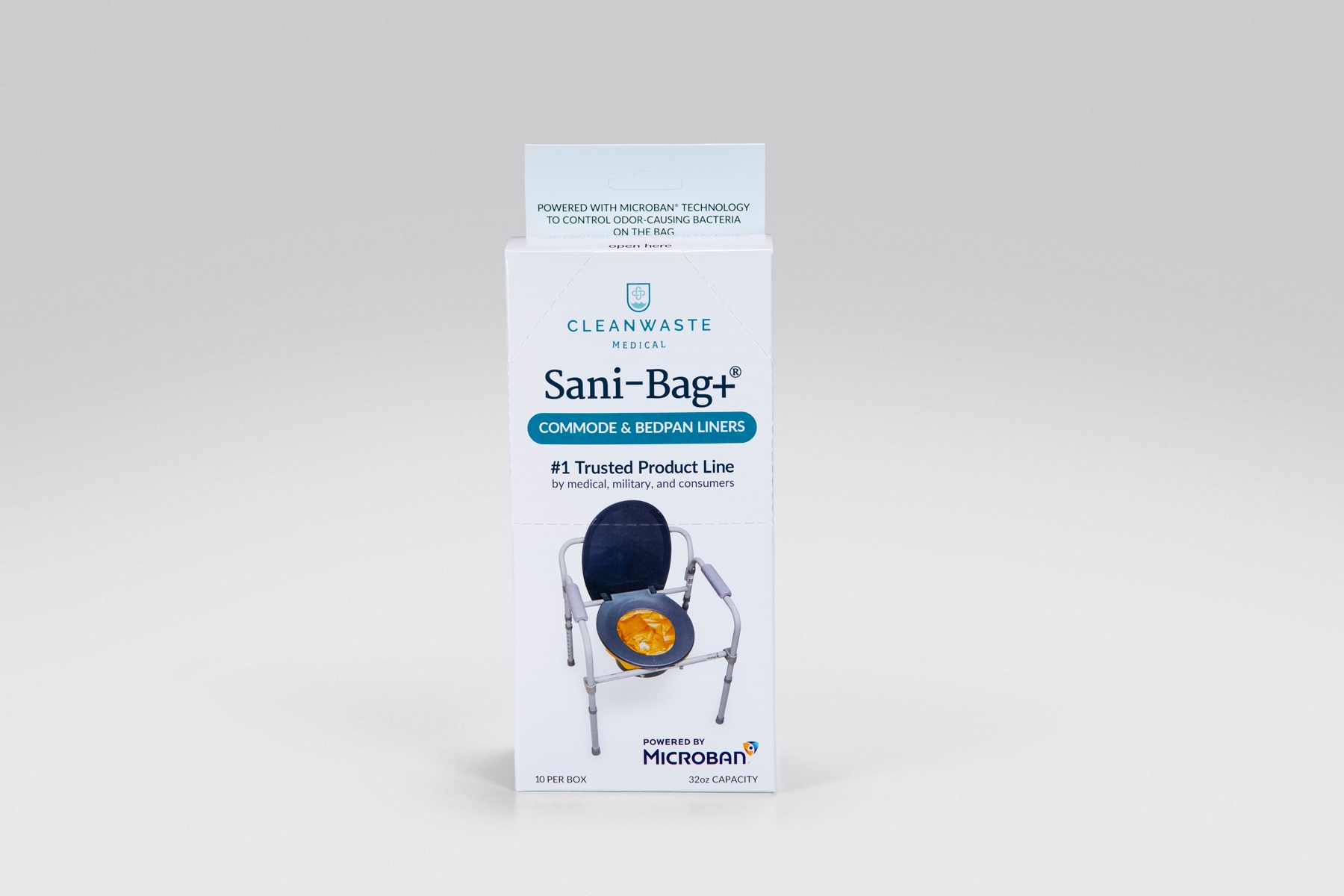 Sani Bag+ with Microban – Hygienic Disposable Commode Liner ...