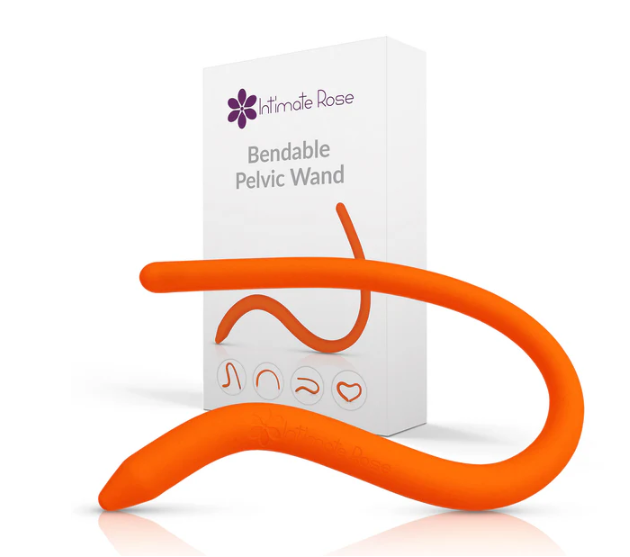 Intimate Rose Bendable Pelvic Wand – Flexible, Soft Silicone Pelvic ...