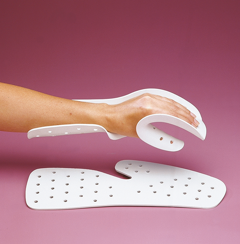 Rolyan Perforated Functional Position Hand Splint with Strapping ...